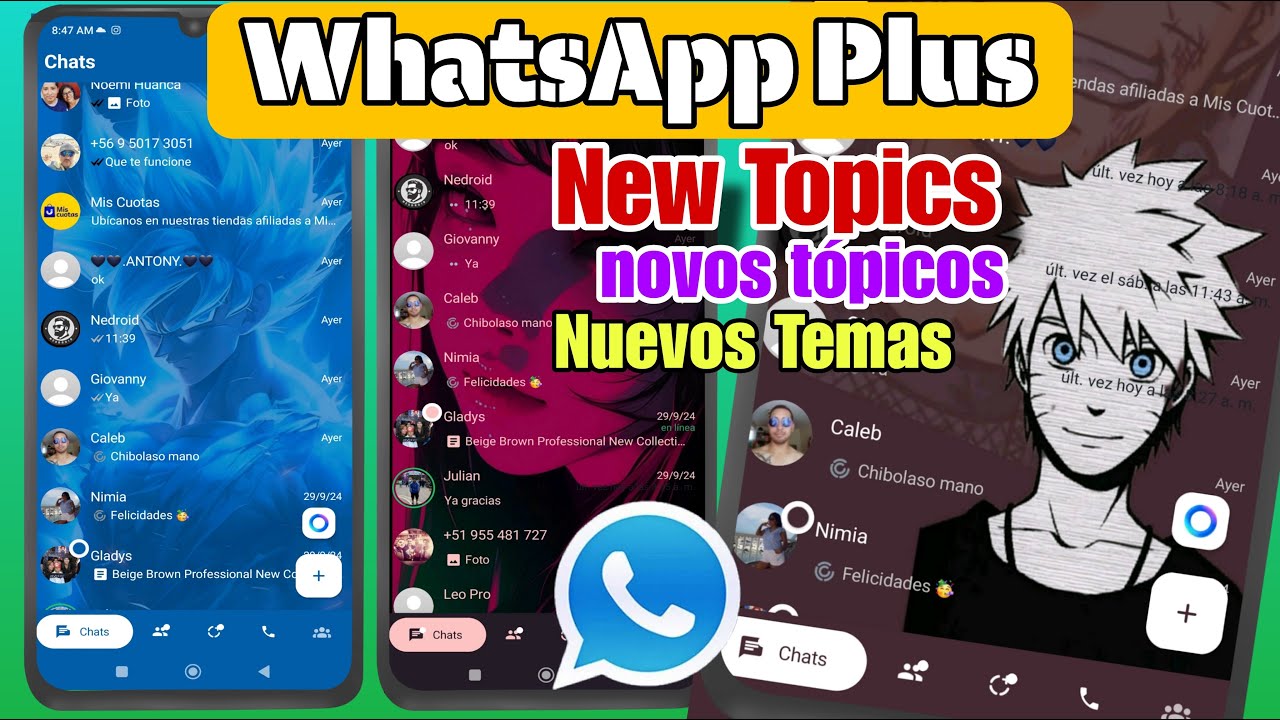 WhatsApp Plus NEW TOPICS - YouTube