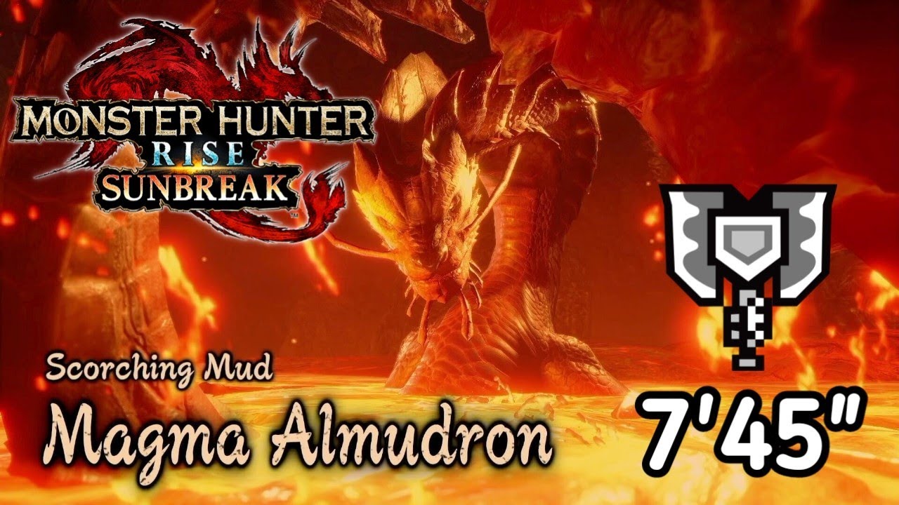 Charge Blade Anomaly Quest LV 200 Magma Almudron 7'45" - Monster Hunter ...