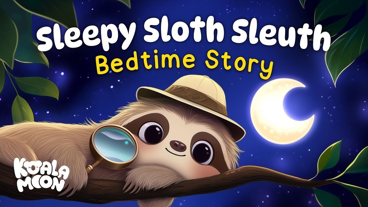 🦥 The Sleepy Sloth Sleuth 🦥 Calming Bedtime Story for Kids with ...