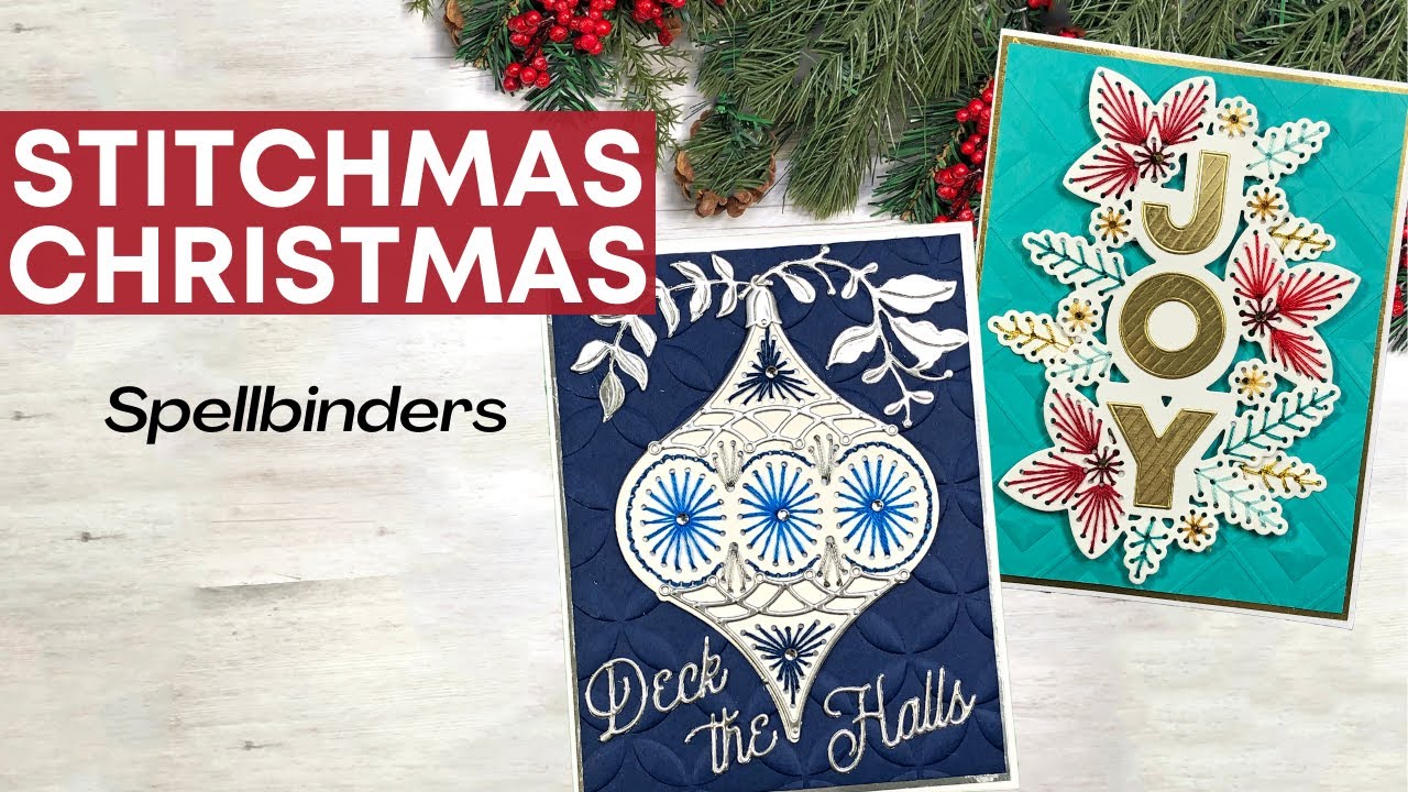 Stitchmas Christmas Collection | Spellbinders | Christmas in July - YouTube