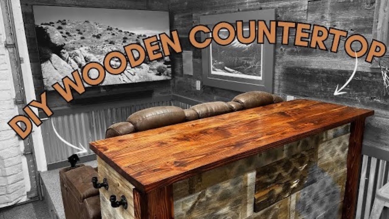 DIY Wood Butcher Block Countertop: How to Build a Custom Countertop ...