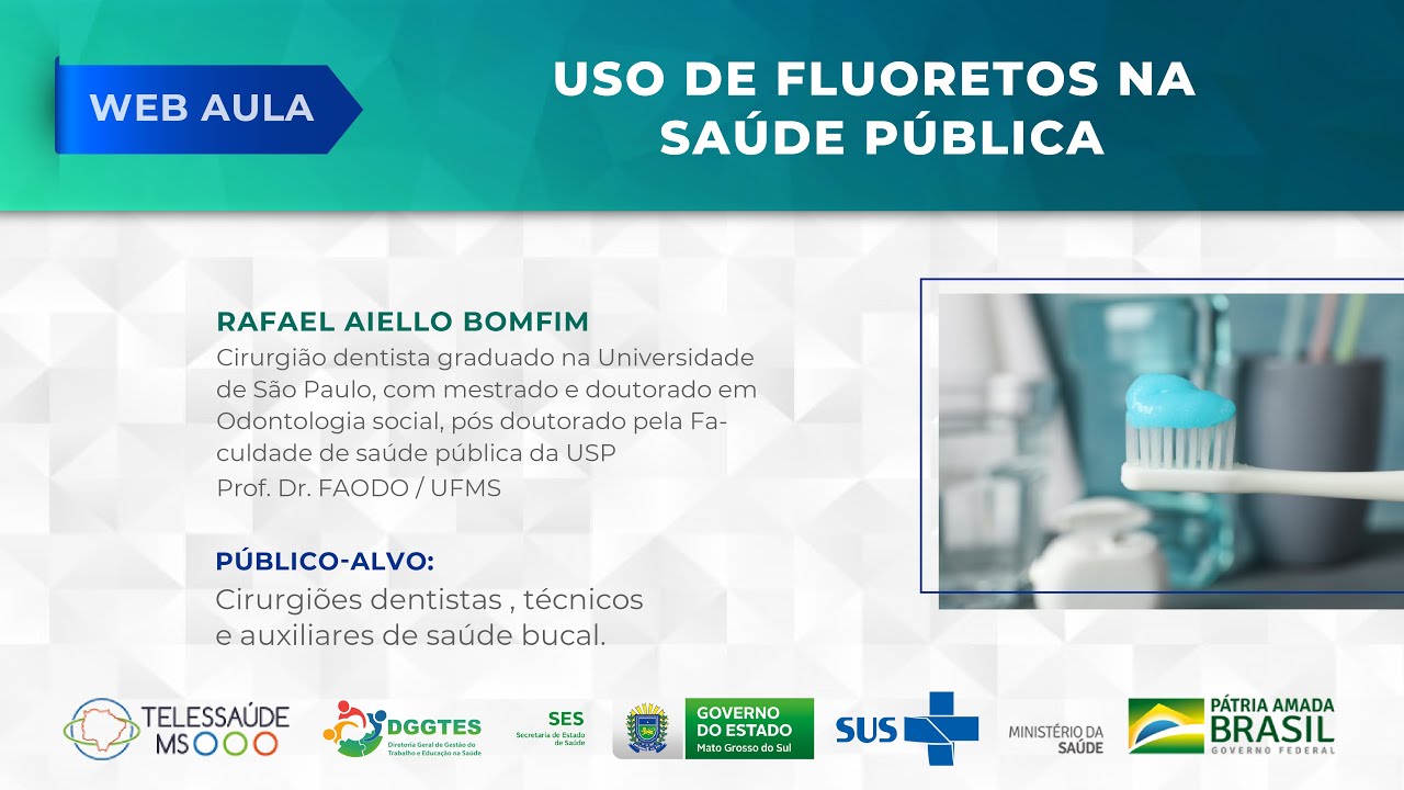 Uso de fluoretos na Saúde Pública - YouTube