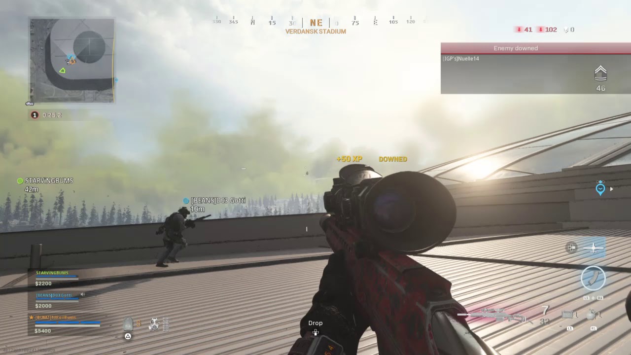 Call of Duty: WarZone Shooting them right of sky - YouTube