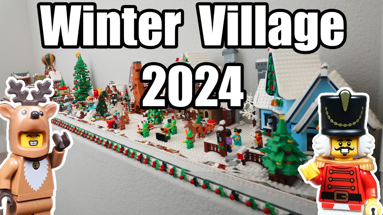 LEGO Winter Village - 2024 Part 2: Finishing the Build - YouTube