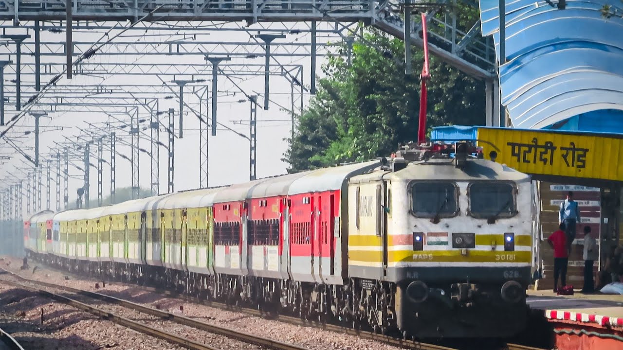 LHB Trains On High Rise Pantograph || Indian Railways - YouTube