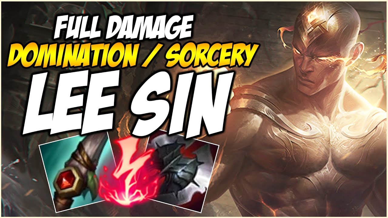 FULL DAMAGE LEE SIN (Domination / Sorcery) | League of Legends - YouTube