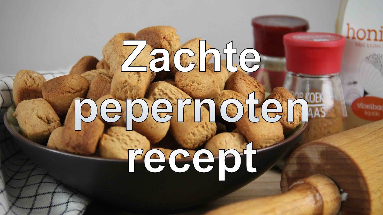 Zachte pepernoten recept - YouTube