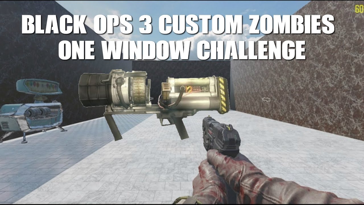 Black ops 3 custom zombies one window challenge - YouTube