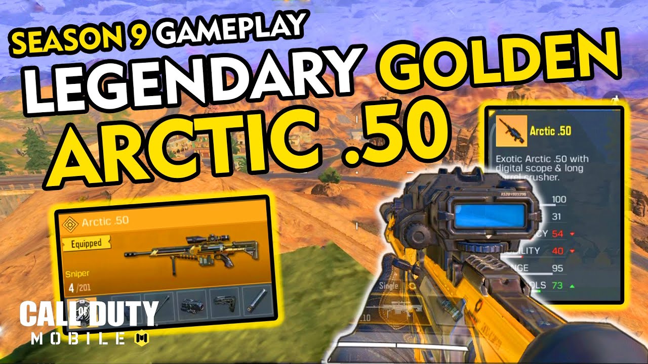 *NEW* OP LEGENDARY GOLDEN ARCTIC 50 | COD MOBILE S9 GAMEPLAY TEST ...
