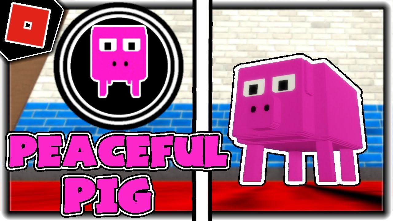 How to get "PEACEFUL PIG" BADGE + BABY GURT MORPH/SKIN in PIGGY RP [W.I ...