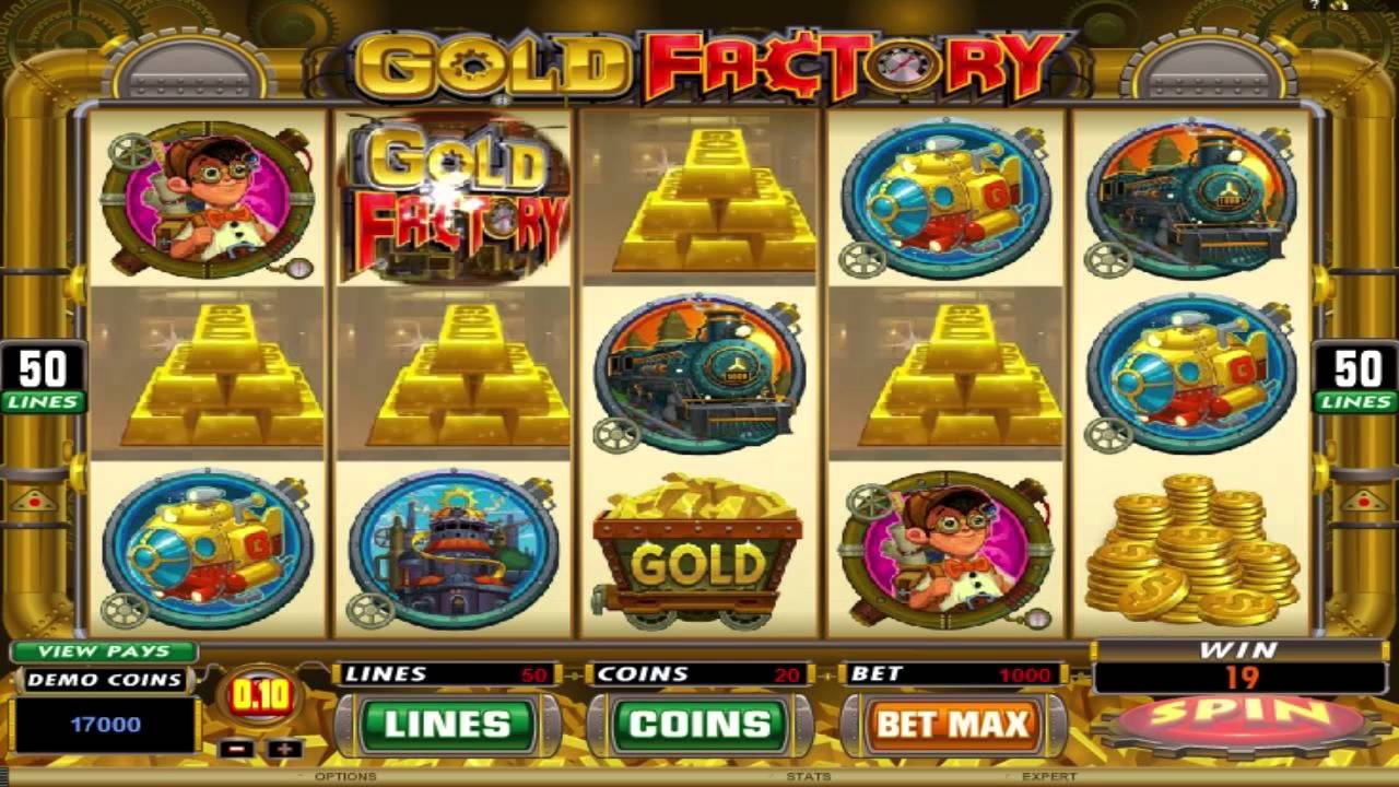 Gratuite machine à sous Gold Factory de Microgaming Aperçu vidéo | HEX ...