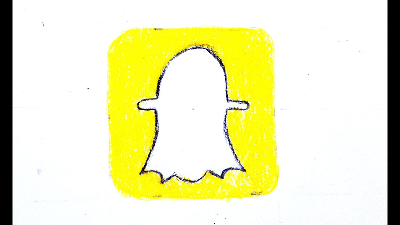 Comment dessiner le logo snapchat ? - YouTube