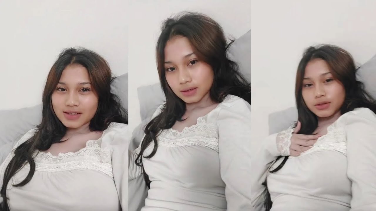 hani siregar || hani live tiktok sambil rebahan cuyy - YouTube