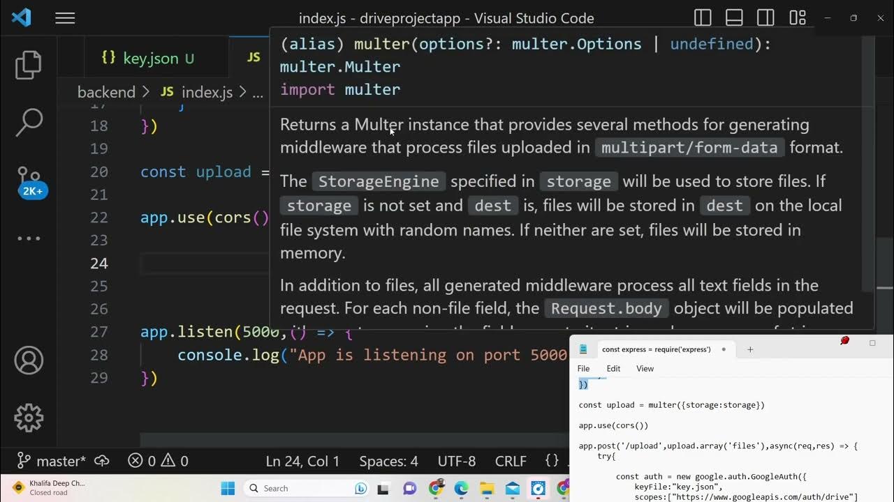 Angular Project to Upload Multiple Files to Google Drive Using Service Account in Node.js ...