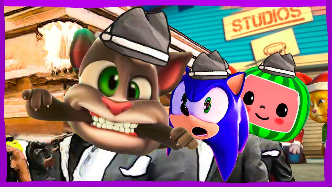 Talking Tom & Sonic The Hedgehog & Cocomelon - Coffin Dance Song ...