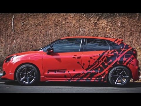 THE BEST MODIFIED BALENO RS THE ULTIMATE RED ️ AND BLACK 🖤 BALENO RS ...