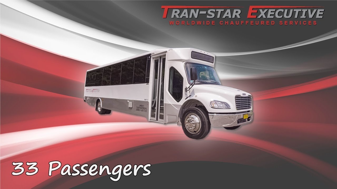 33 Passenger Shuttle Bus with Bathroom - YouTube