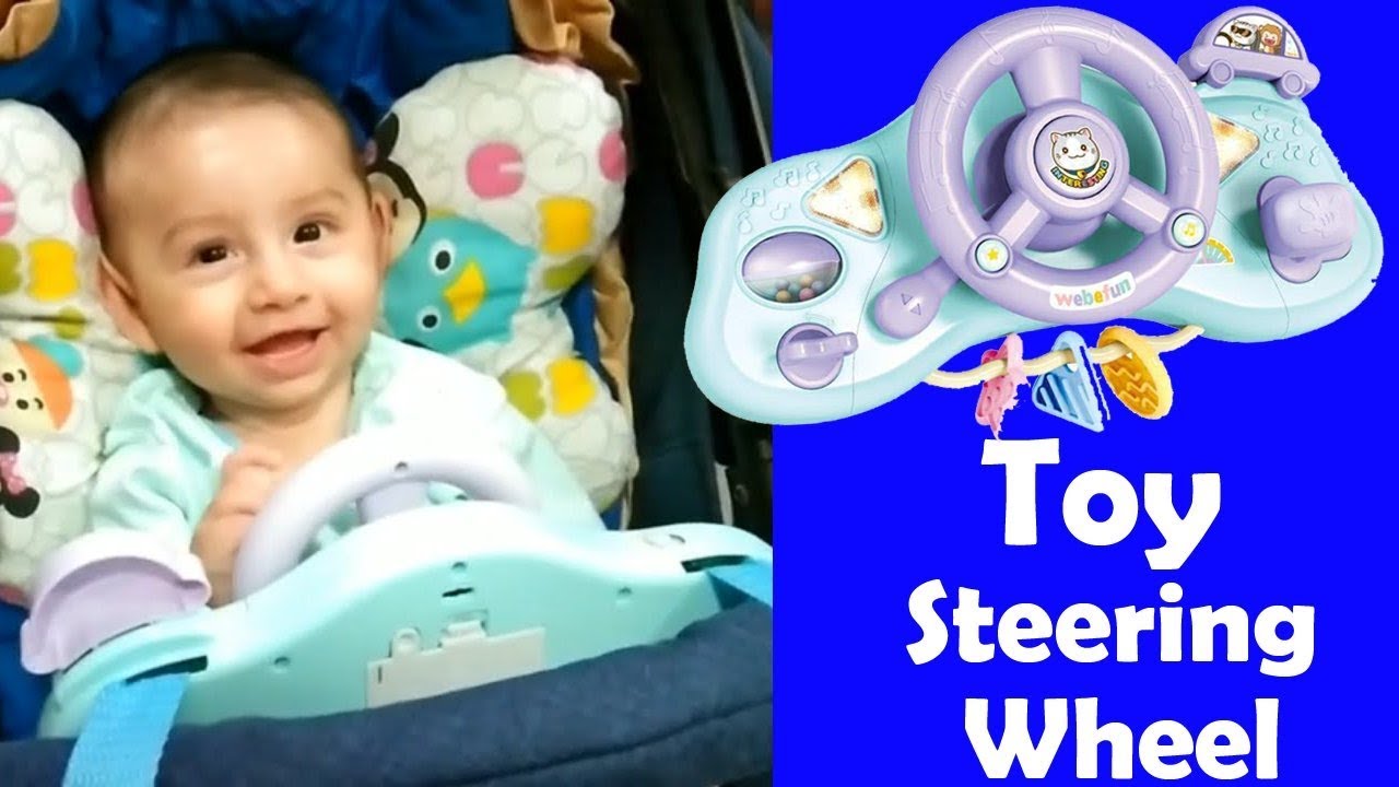 Baby Toy : stroller steering wheel - YouTube