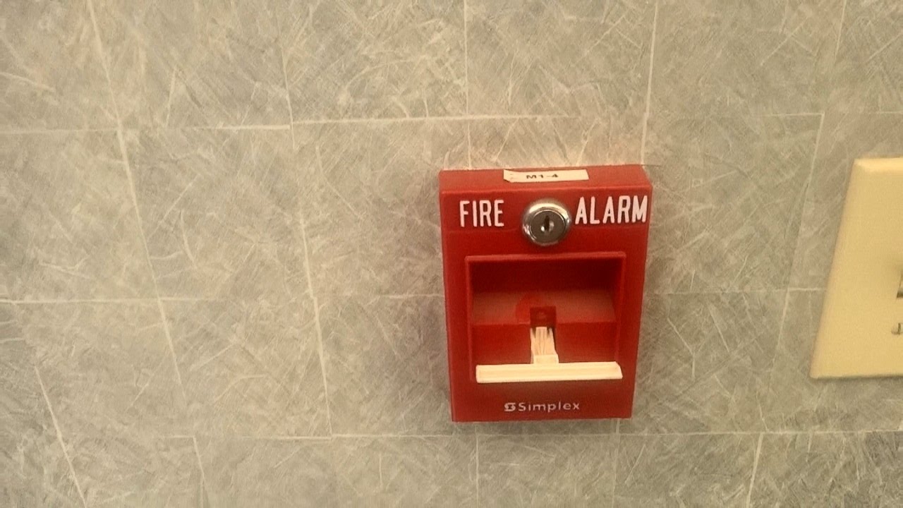 Testing the Fire Alarms at my dads Kingsport office - YouTube