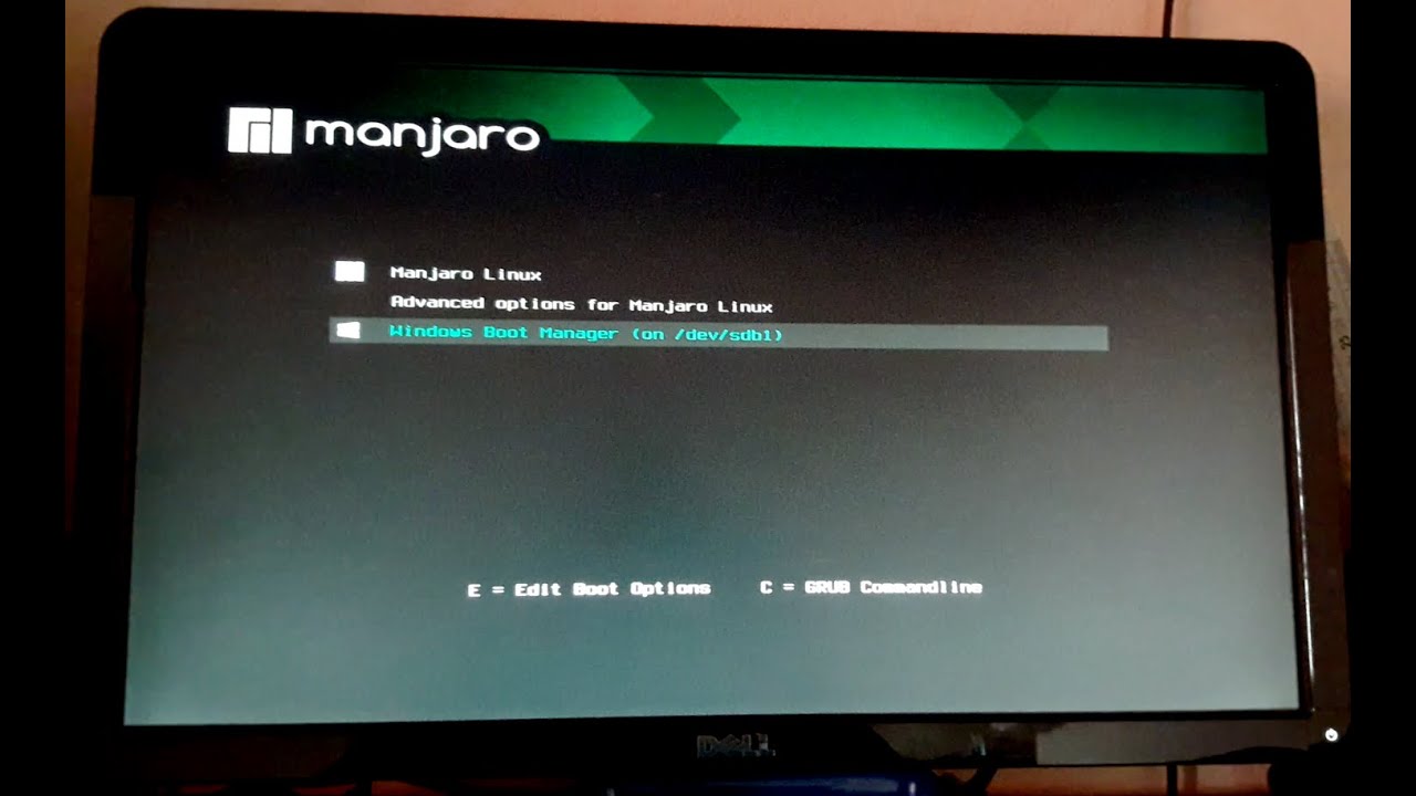 restaurer fenêtre gestionnaire démarrage Linux manjaro / Windows (boot manager - YouTube