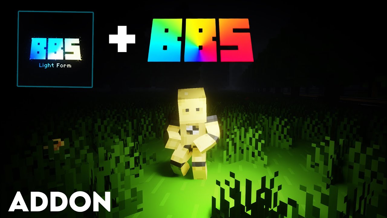 BBS light addon | BBS light form Mod #minecraft #animation #bbs - YouTube