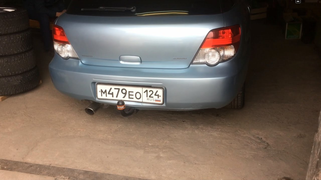 Фаркоп своими руками Subaru Impreza GG3 Часть 2 - YouTube
