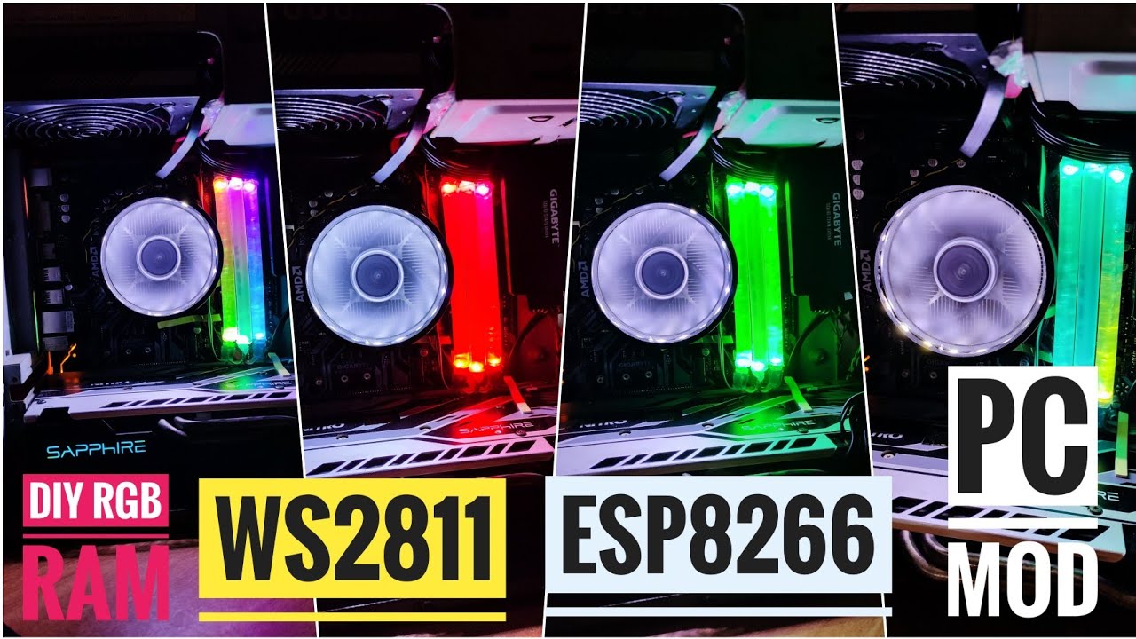 Diy Rgb Led Ws2811 Arduino Uno Simple Project Diy Rgb Ram Mod Diy