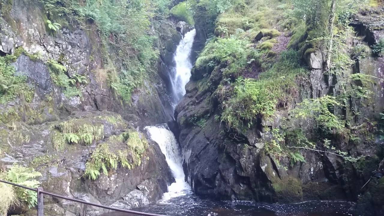 Beautiful Aira Force National Trust waterfall - YouTube