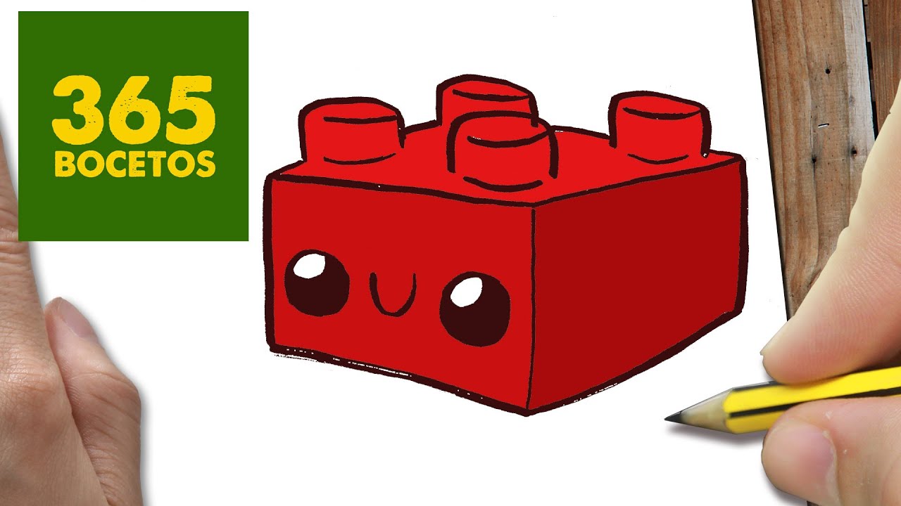 COMO DIBUJAR LEGO KAWAII PASO A PASO Dibujos Kawaii Faciles How To 