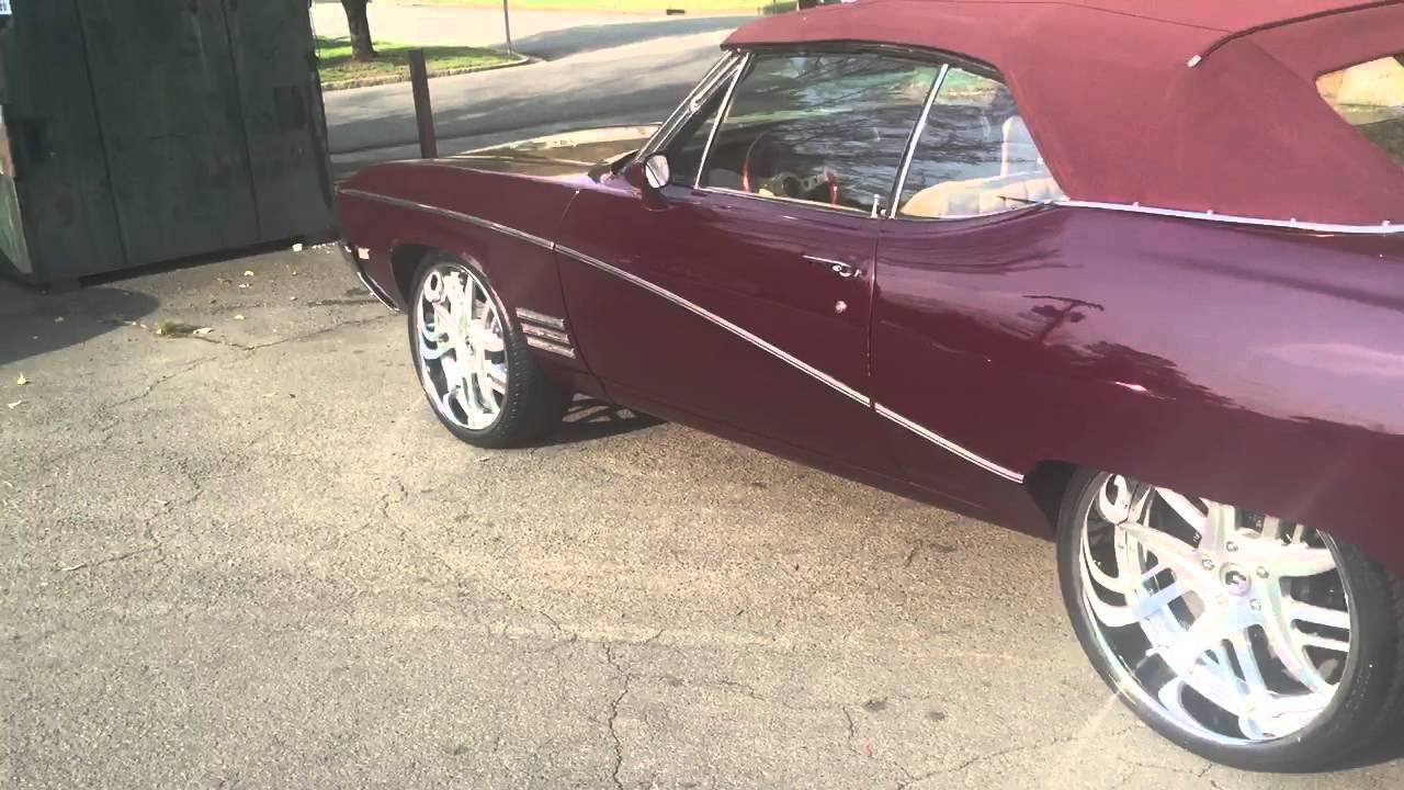 1968 Buick Skylark drop top on 22" inch Forgiato Decimo 2 - YouTube