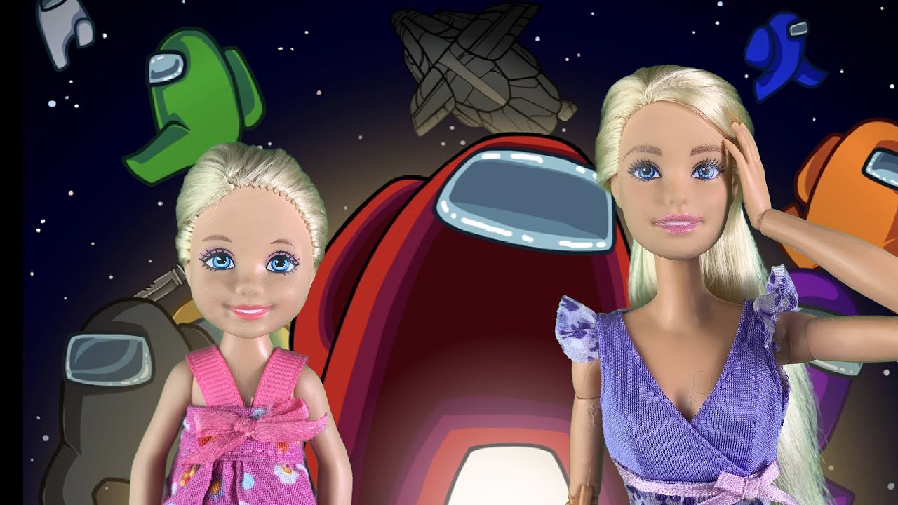 Barbie- Playing Among Us In Real Life - YouTube