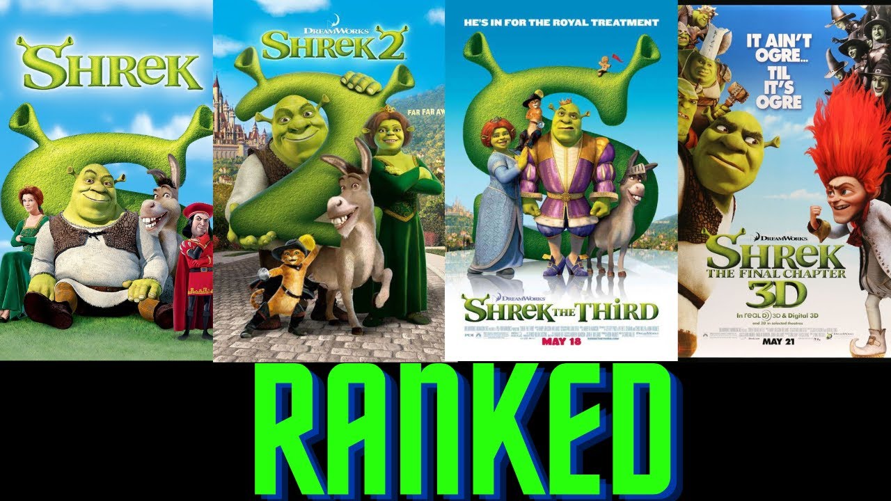 Shrek Movies Ranked - YouTube