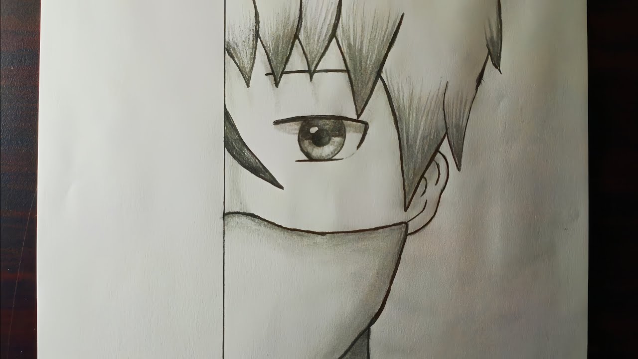 Easy anime drawing || How to draw anime step by step || Easy drawing ...