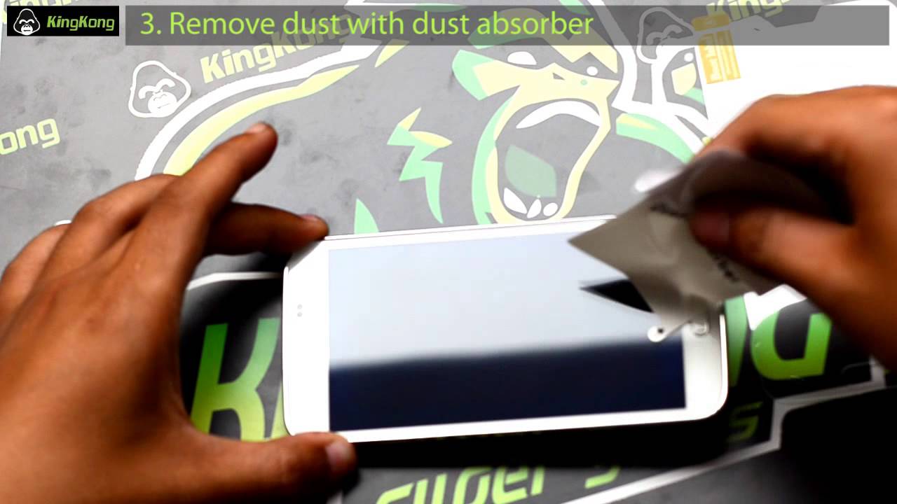 KINGKONG Super Glass Install/Remove Screen Protector - YouTube