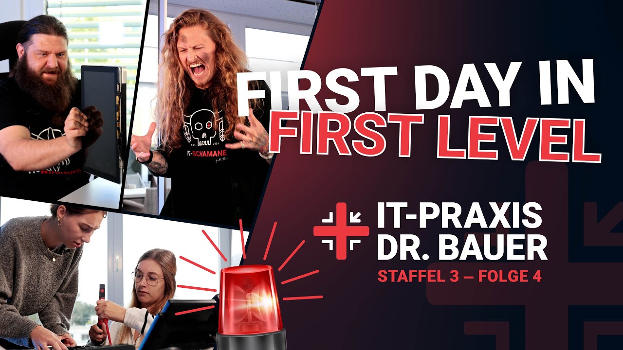 FIRST DAY IN FIRST LEVEL | IT-Praxis Dr. Bauer | Staffel 3 - Folge 4 ...