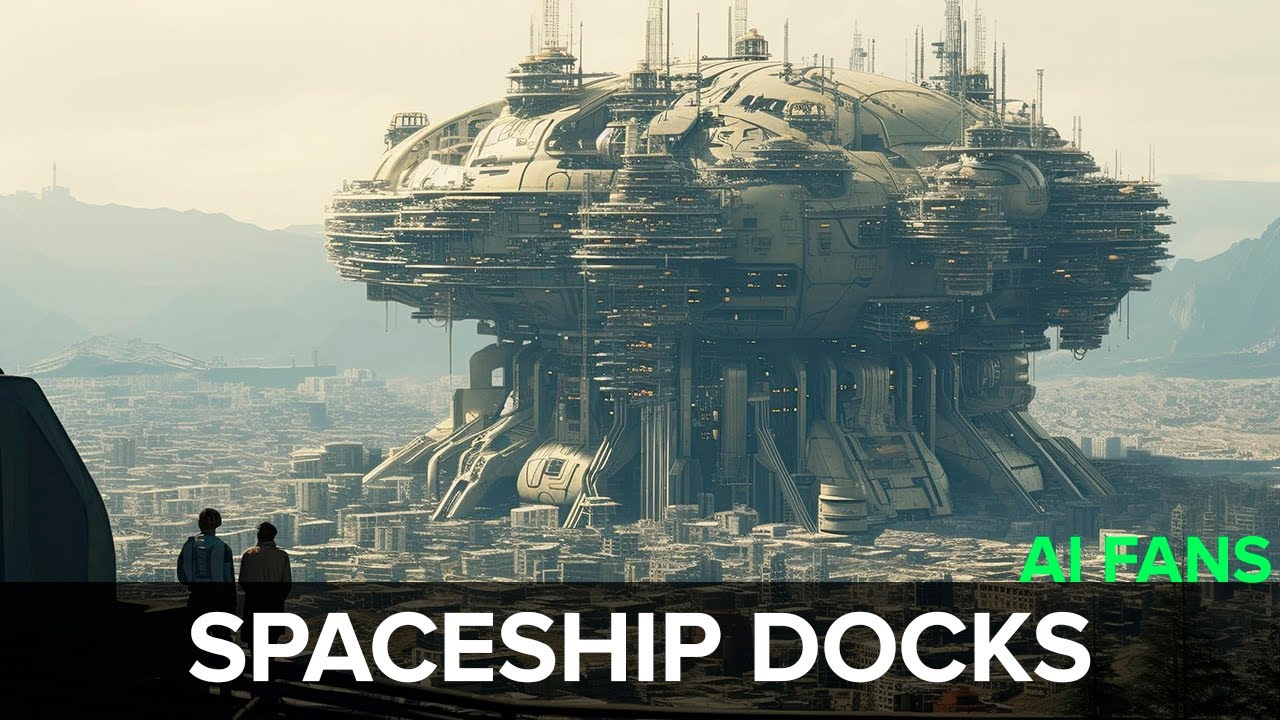 Astonishing Photos of Futuristic Spaceship Docks on an Unknown Planet ...