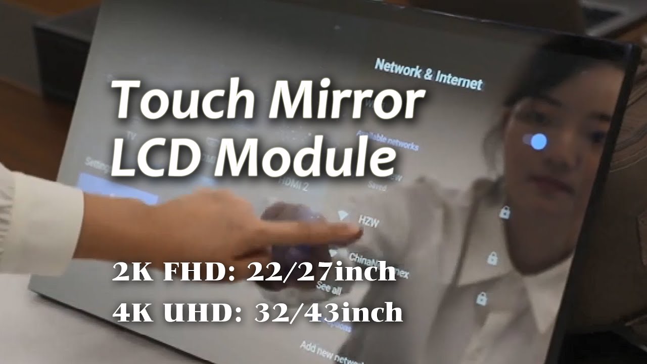 Touch Mirror LCD Module - YouTube