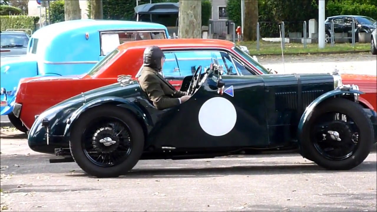 MG K3 Magnette 1935 on the road in France! Or an MG Q-Type? - YouTube