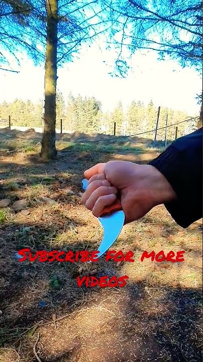 Karambit knife like in CS GO in real life - YouTube