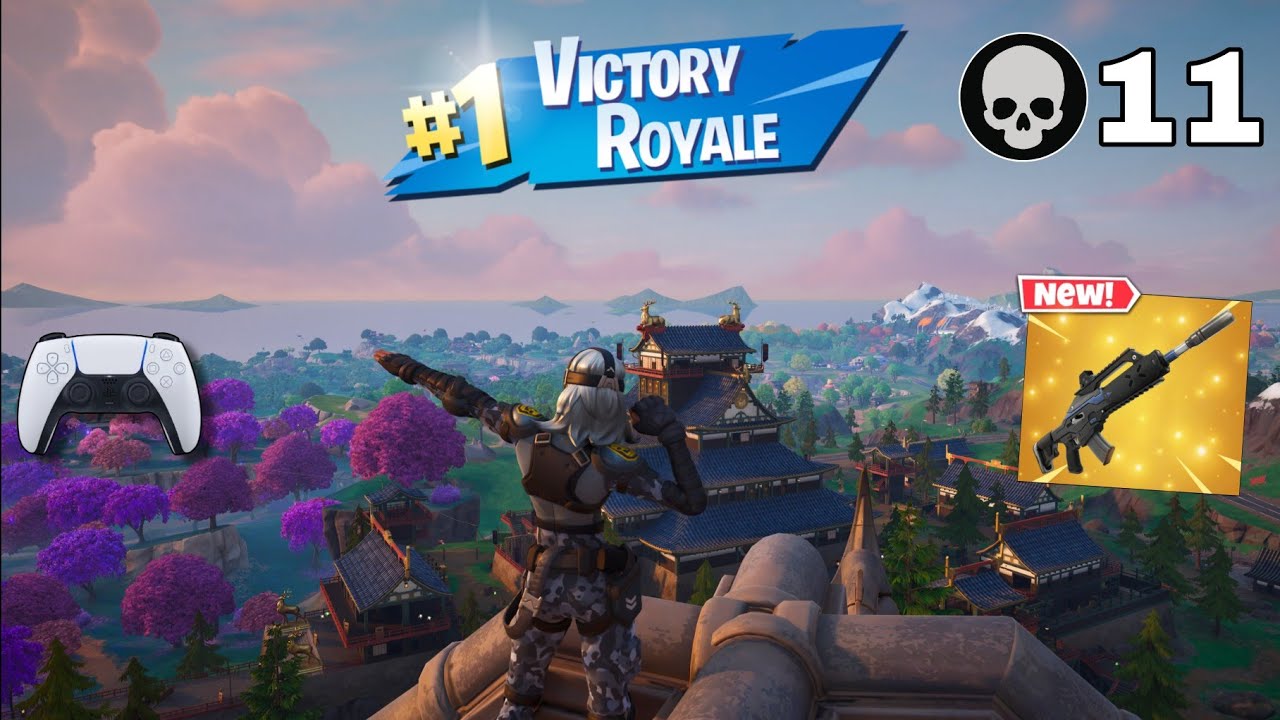11 Kills Solo Win Fortnite Gameplay (New Chapter 6 PS5 Controller ...