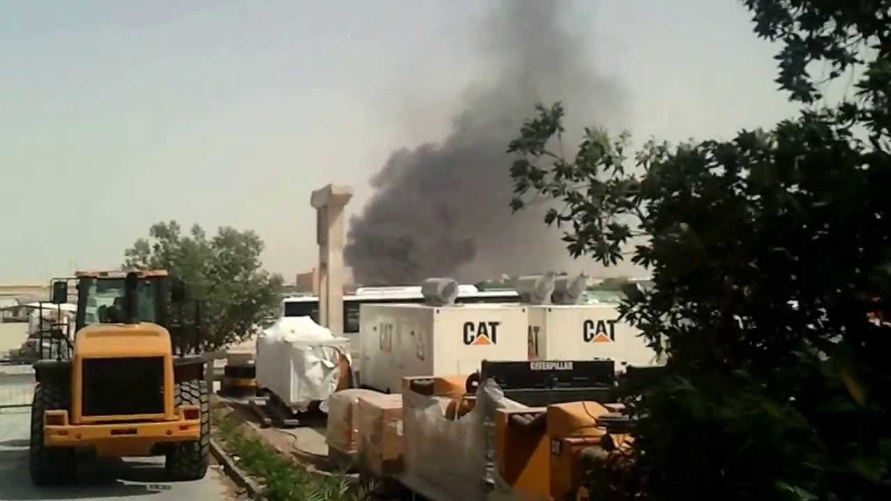 Fire incident from Industrial Area Qatar - YouTube