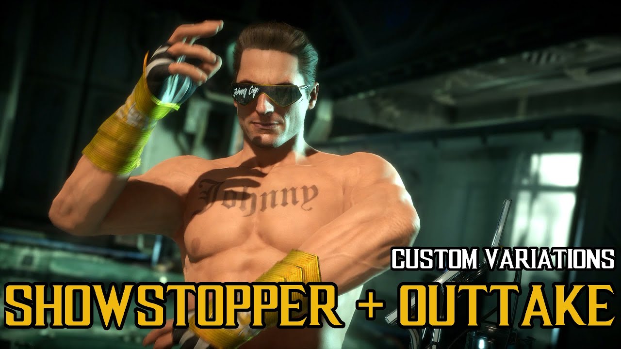 SHOWSTOPPER + OUTTAKE JOHNNY CAGE!!! (Custom Variations) - MK11 Online ...
