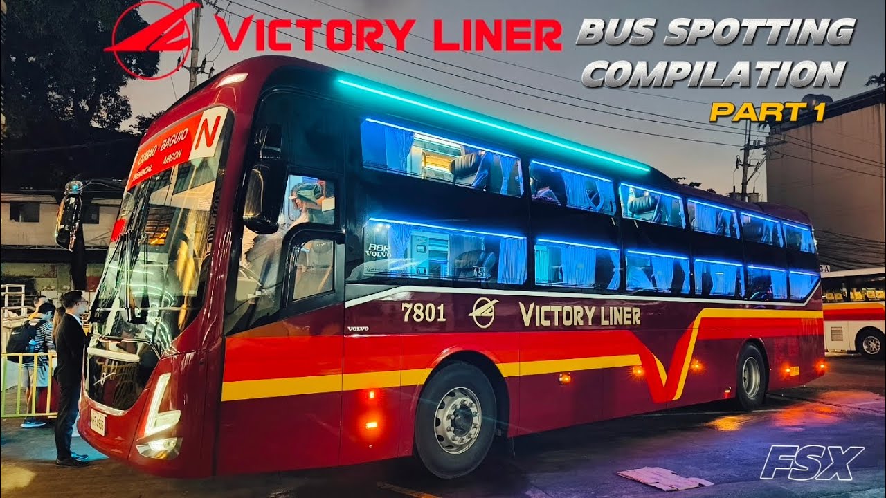 VICTORY LINER INC COMPILATIONS # 1|| BUS SPOTTING COMPILATION - YouTube