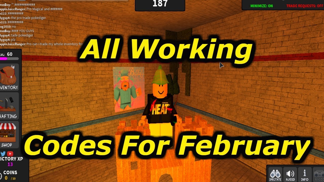 ALL WORKING CODES FOR FEBRUARY *MMX* - YouTube