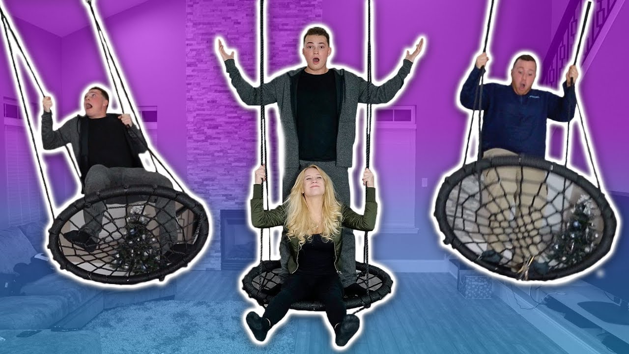 CRAZY SWING INSIDE MY NEW HOUSE! - YouTube