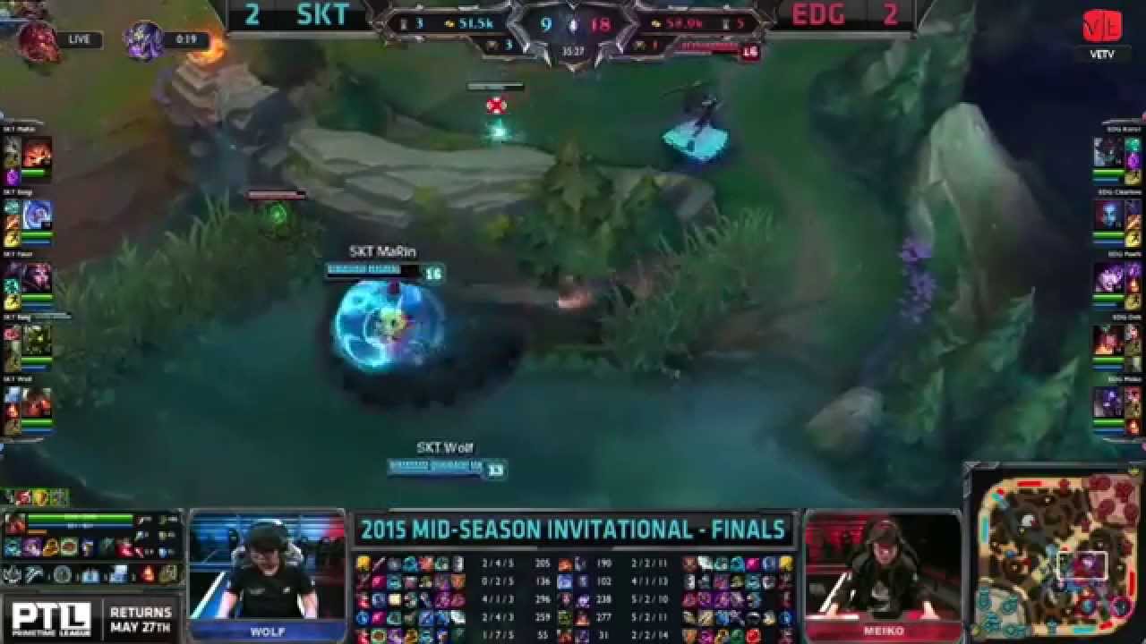 MSI 2015 Chung Kết SKT vs EDG [Trận 5] 11-05-2015 - YouTube