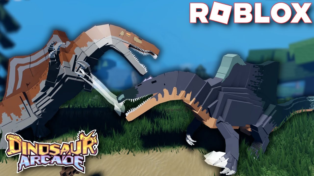 Spinosaurus Rivalry! (Eldering Spinosaurus) | ROBLOX Dinosaur Arcade ...