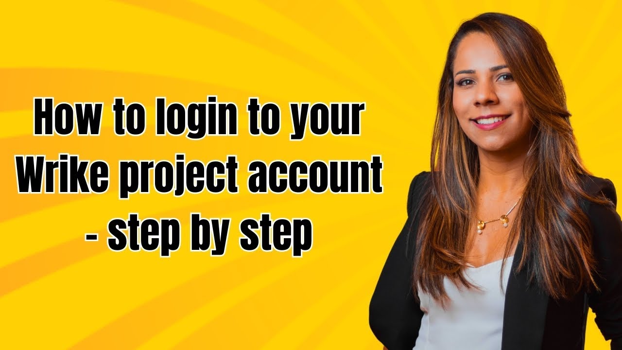 How to login to your Wrike project account - step by step - YouTube
