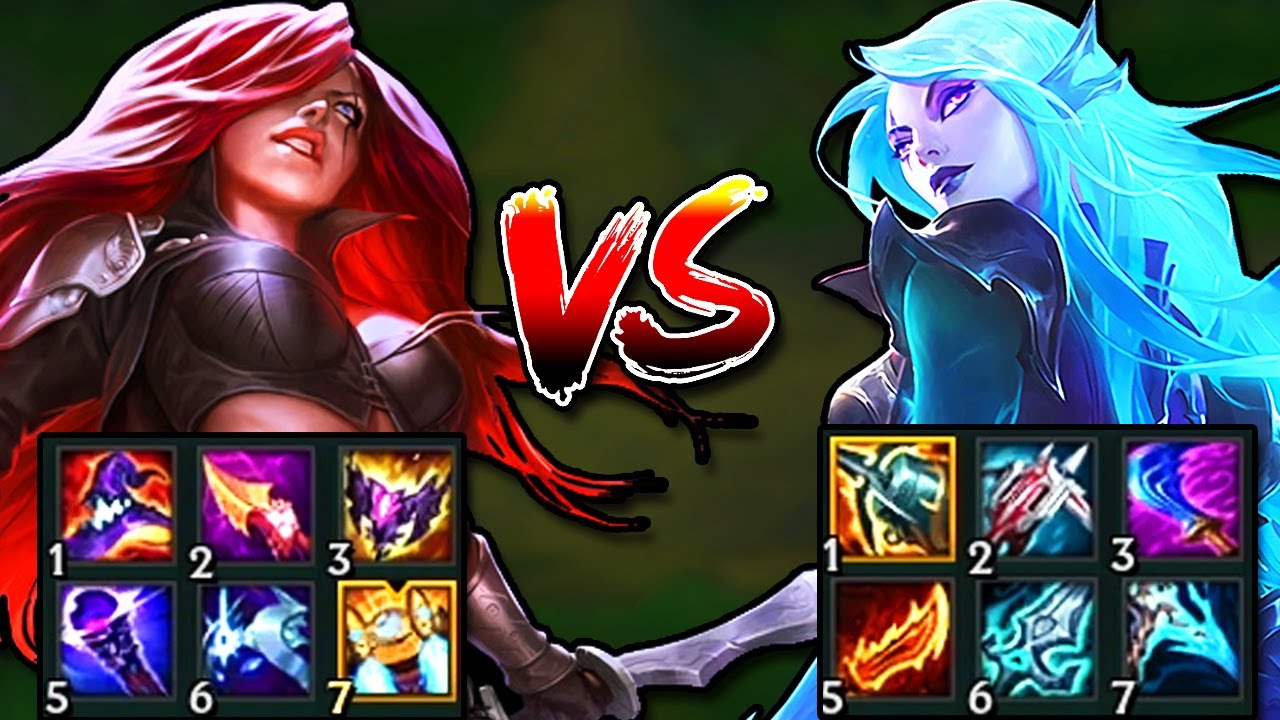 NEW AP KATARINA VS AD KATARINA TESTS - YouTube