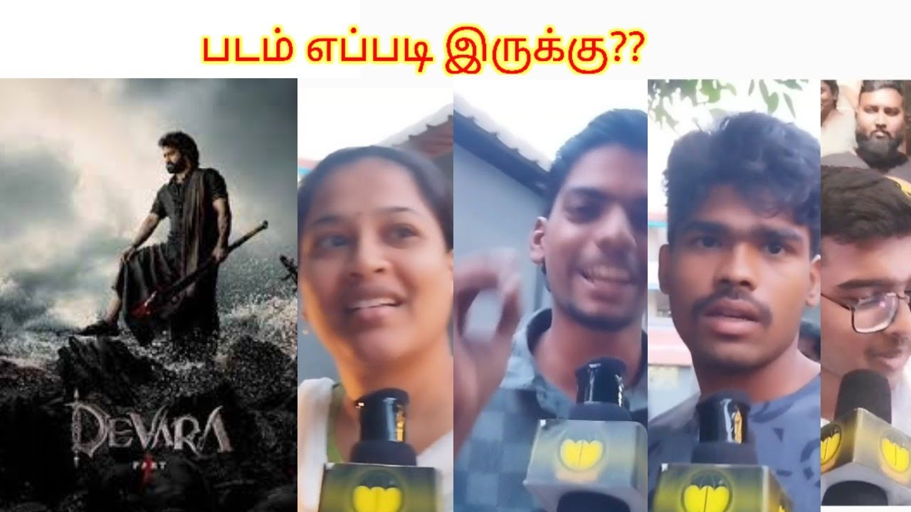 Devara Public Review|Devara Public Review Tamil|JR.NTR DEVARA MASS ...